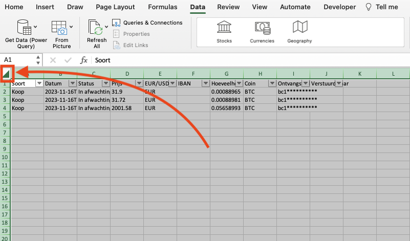 Hoe maak je een CSV bestand overzichtelijk in Excel? – BTC Direct ...