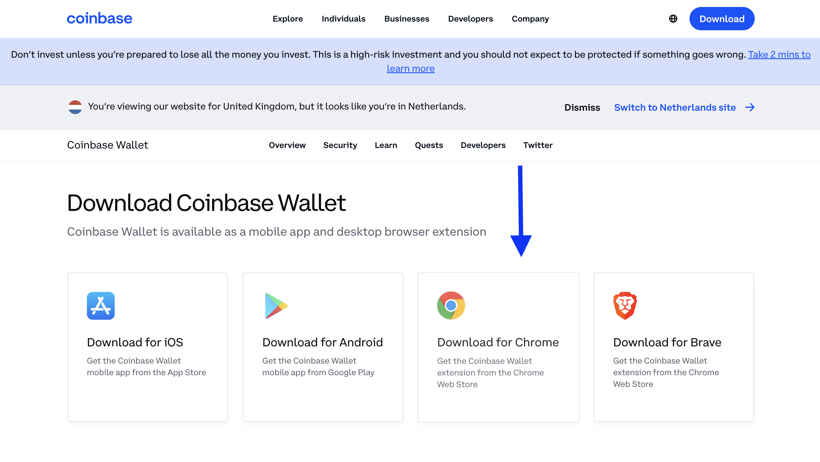 Hoe maak ik een Coinbase wallet aan? – BTC Direct - Nederlands