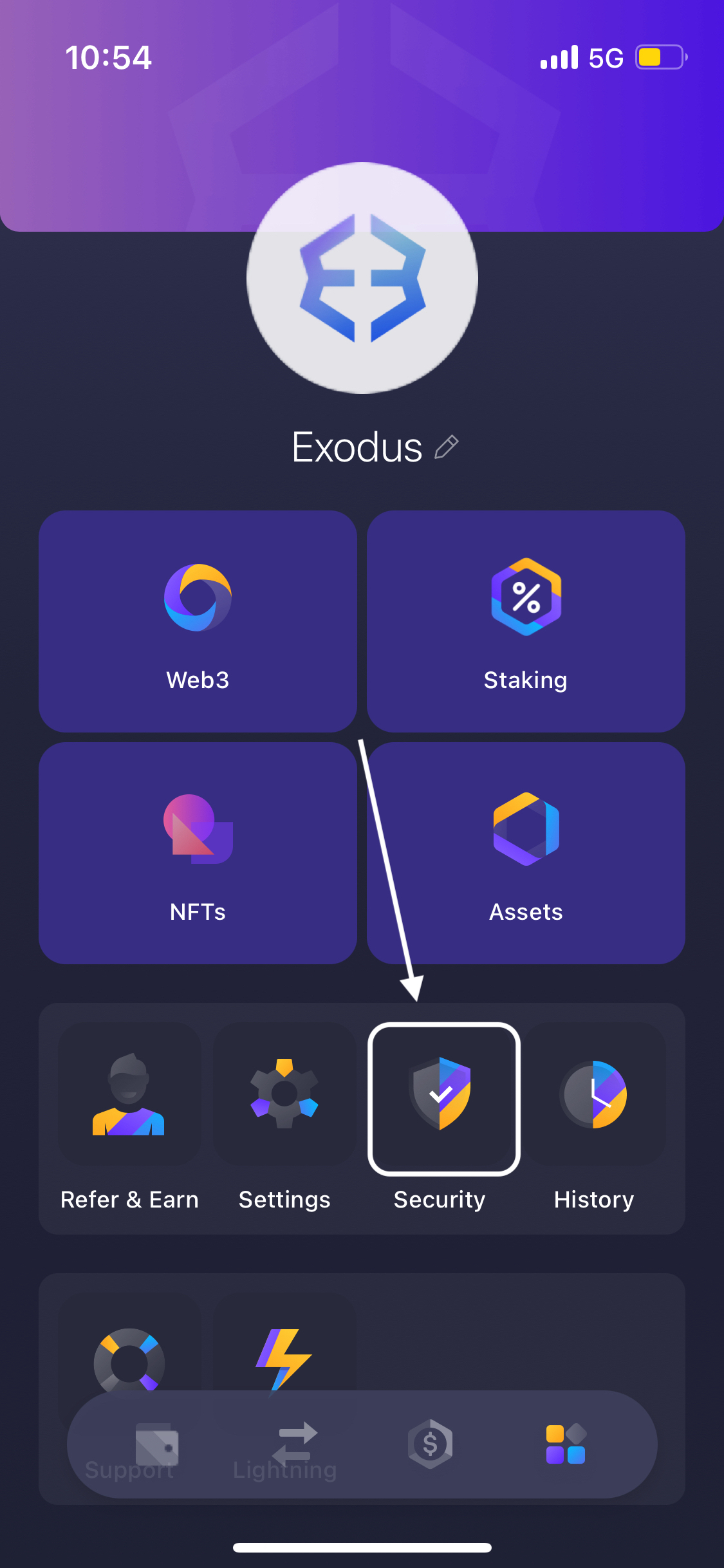 Comment utiliser le portefeuille Exodus ? (Mobile) – BTC Direct - French